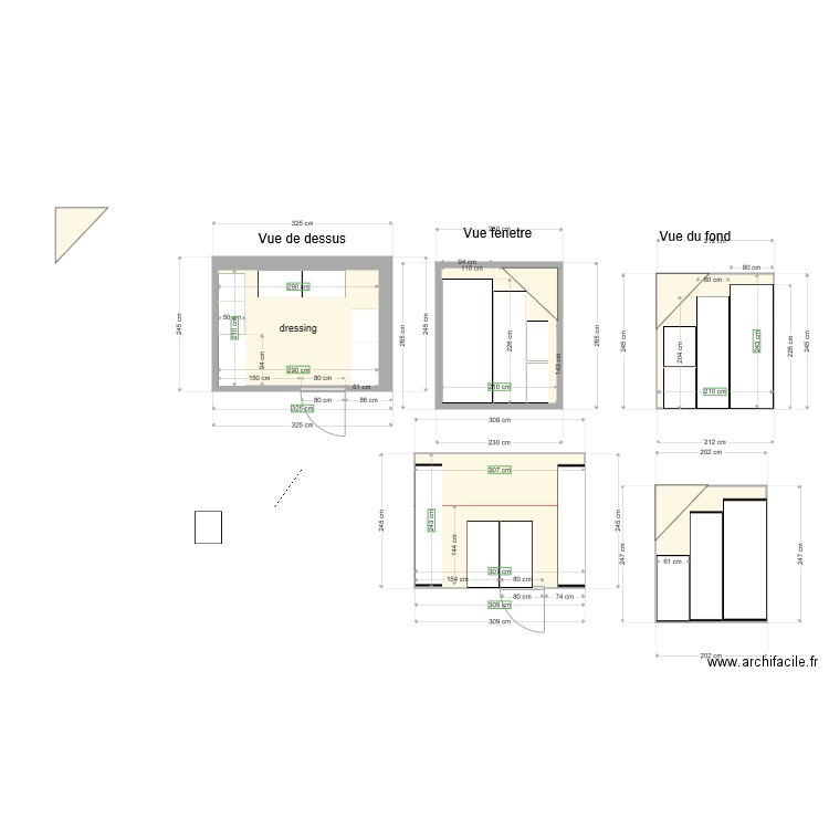 dressing - Plan dessiné par pepe87