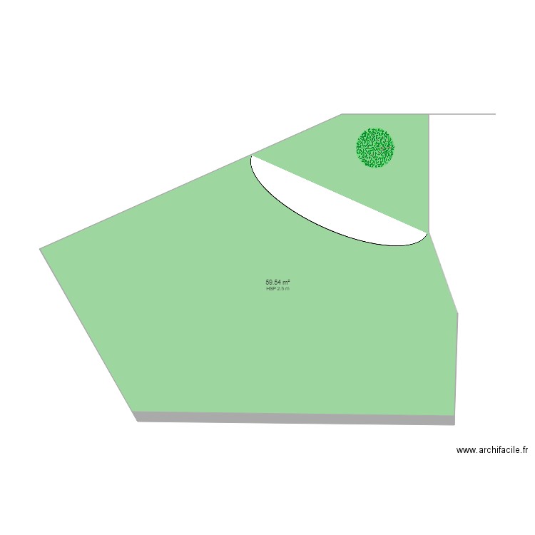 Projet Terrain Gazon - Plan dessiné par sonia07