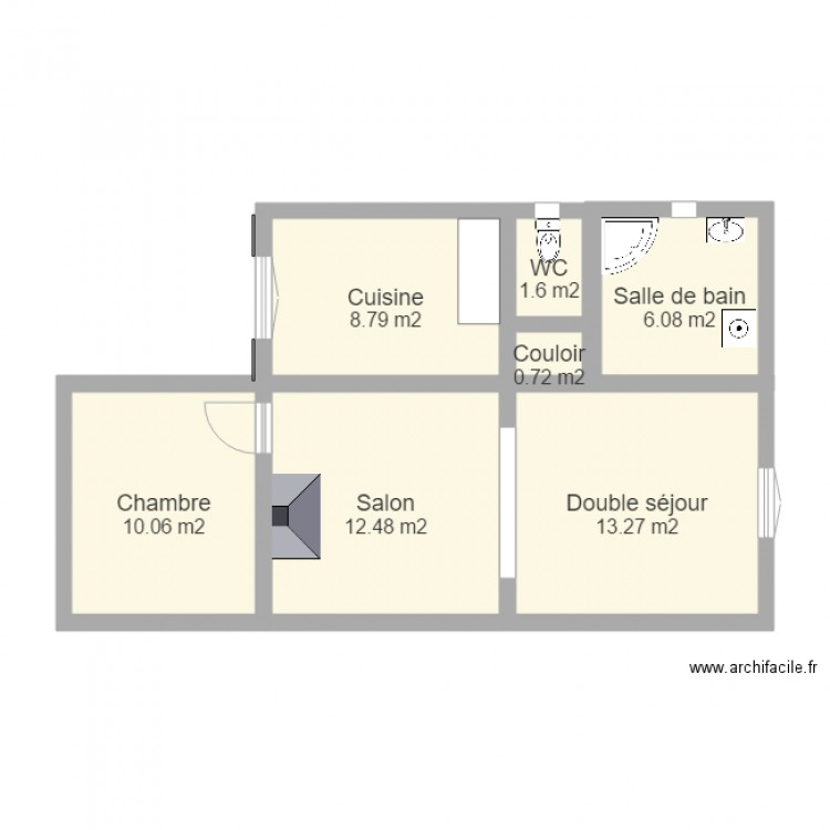 Plan – Plan maison dimensions exactes – Par Leiam1 ️ | ArchiFacile