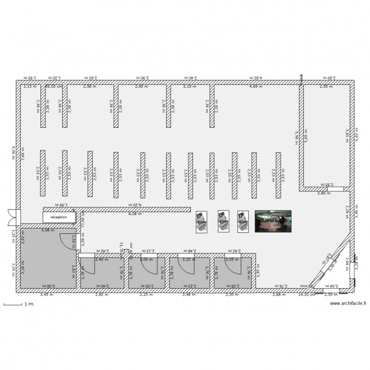Plan décathlon arles - Plan dessiné par silver