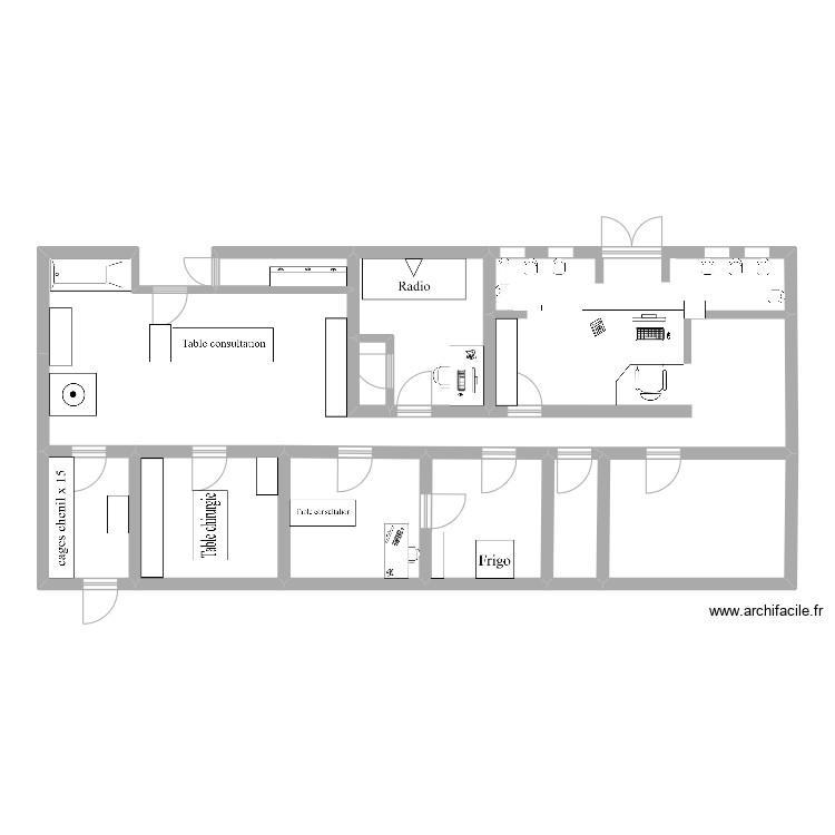 Plan – clinique – Par celia841 ️ | ArchiFacile