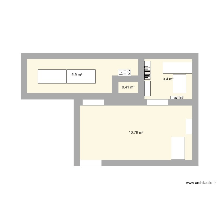 locaux - Plan dessiné par hndll