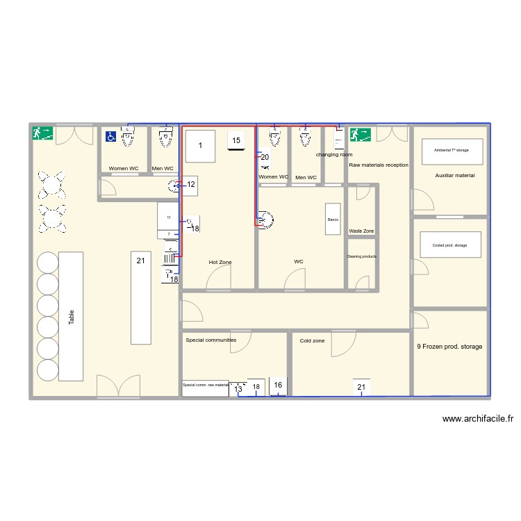 plan normal - Plan dessiné par Nois