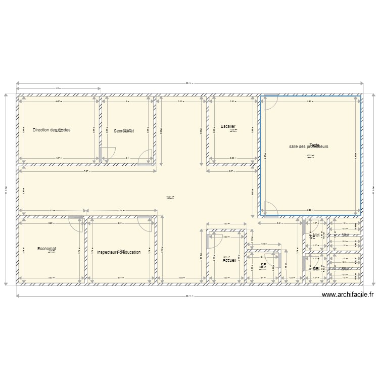 VUE EN PLAN - Plan dessiné par jocoukerplan