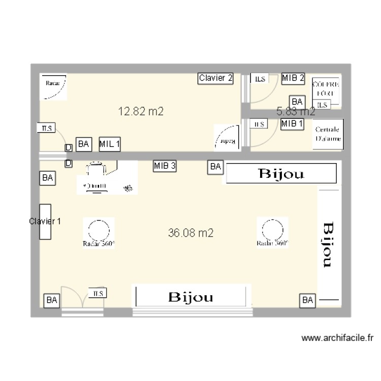 Bijouterie - Plan dessiné par IREEMIXX