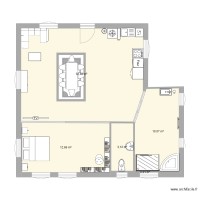Chalet V10 - Plan 5 pièces 53 m2 dessiné par Carine54