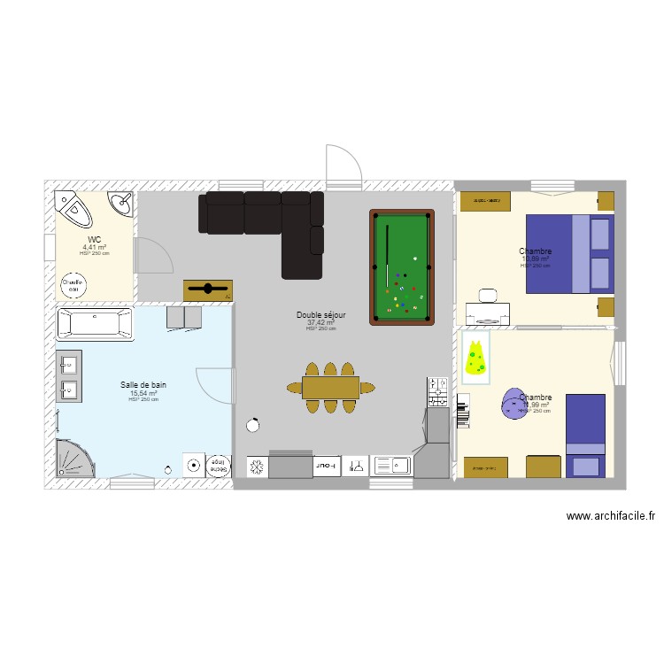 Maison Informatique - Plan dessiné par Maeva6
