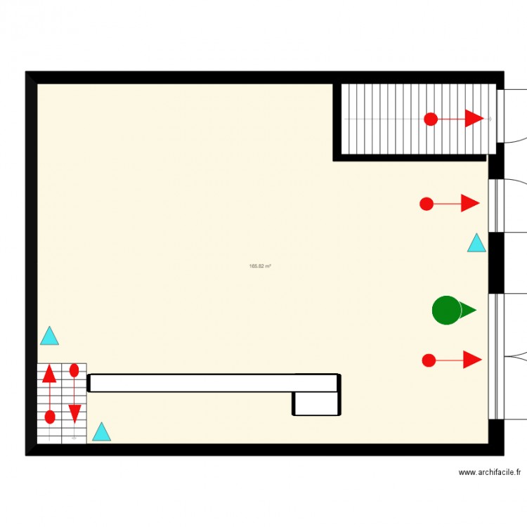 PLAN RDC - Plan dessiné par BBCBELLA