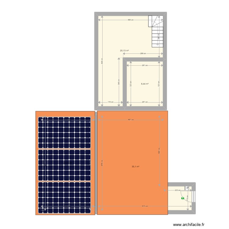 futur maison - Plan dessiné par melelec