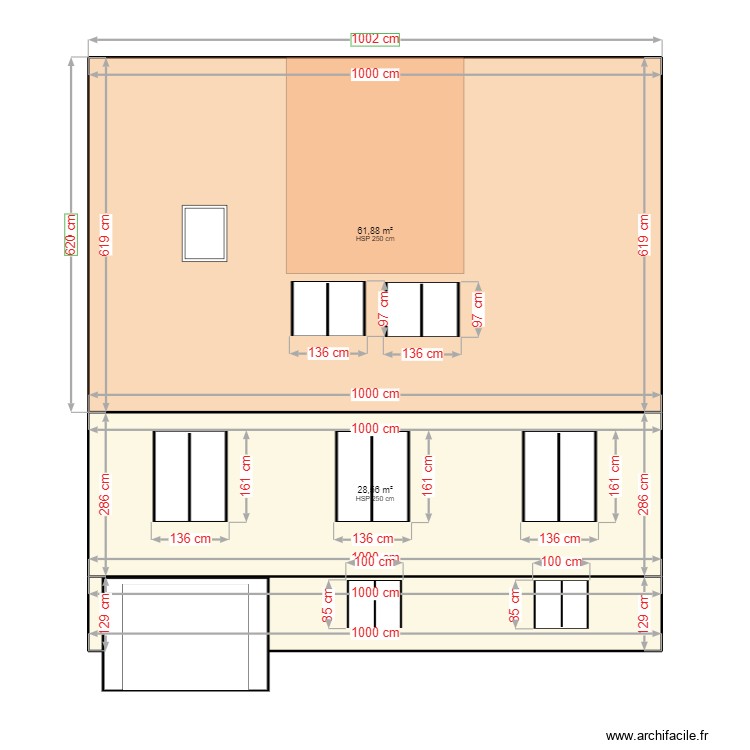 Plan – vu facade devant – Par jaud benjamin ️ | ArchiFacile