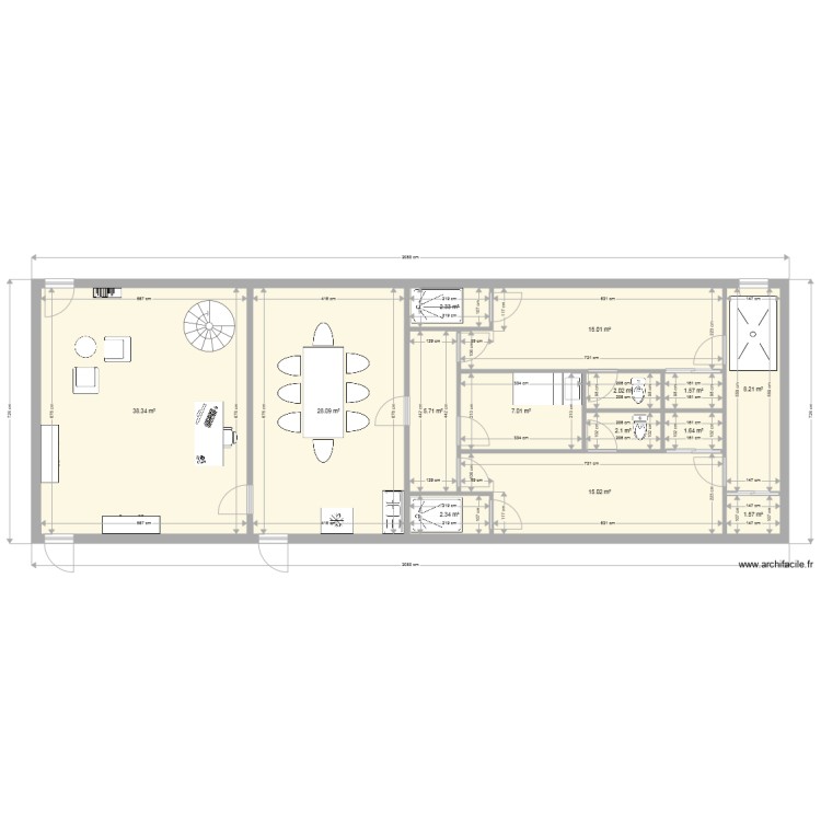 vestiaire - Plan dessiné par seb19100