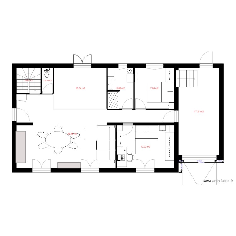 ST PIERRE - Plan dessiné par GUYMONDREVILLE