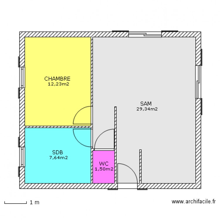 MINI LOFT - Plan dessiné par yannick29