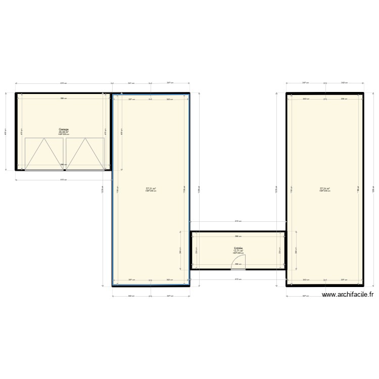 Plan – Maison Conteneur – Par DylanBaudier ️ | ArchiFacile