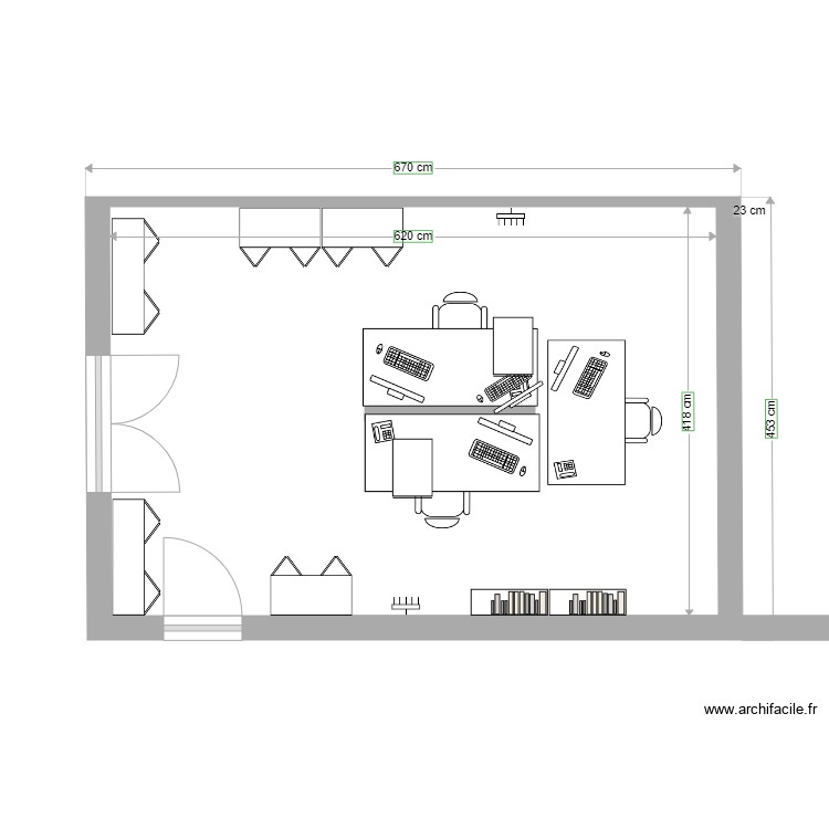 secretariat tranchées 44 - Plan dessiné par juanalaloca