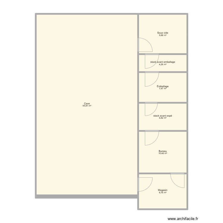 Hor Dago - Plan 7 pièces 144 m2 dessiné par alexandra_brg