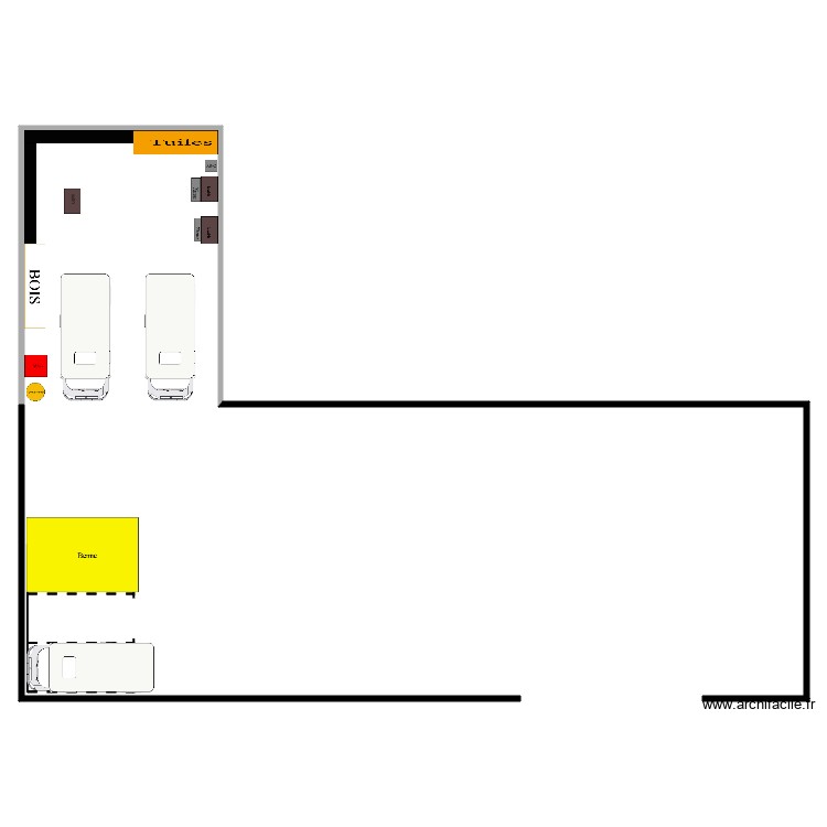 Dépôt - Plan dessiné par anthony merah