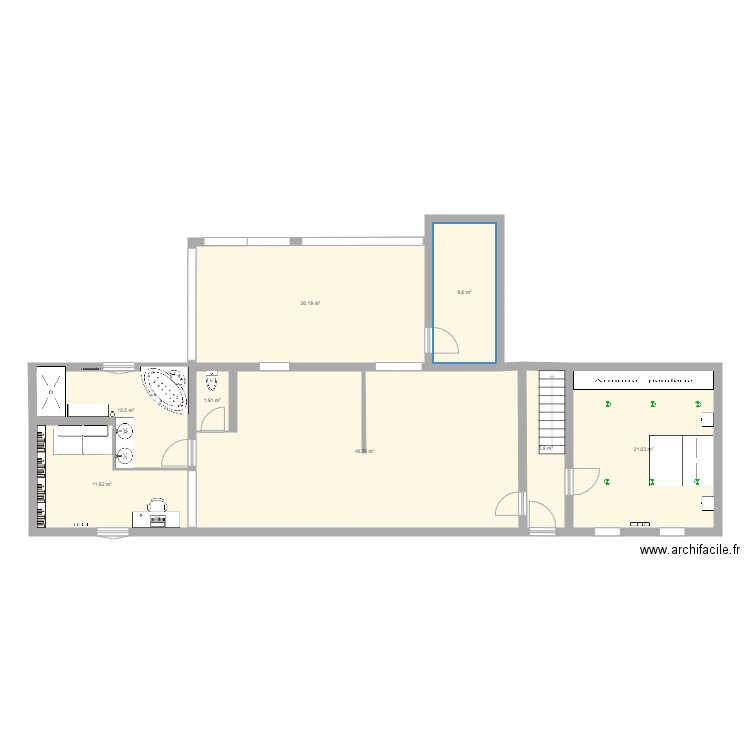 RDC - Plan dessiné par jc007