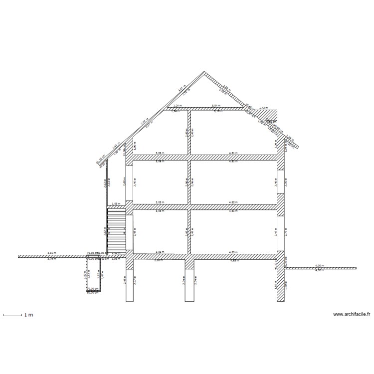 Plan – coupe maison – Par Kazma ️ | ArchiFacile