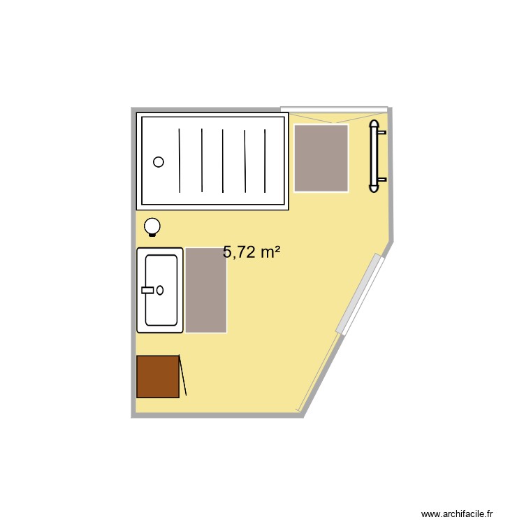 Plan – Salle de douche Diou – Par DelphF ️ | ArchiFacile