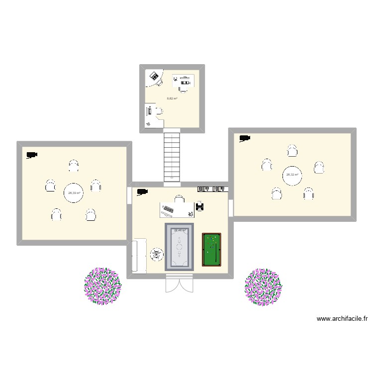 PUC - Plan 4 pièces 84 m2 dessiné par Orcus94