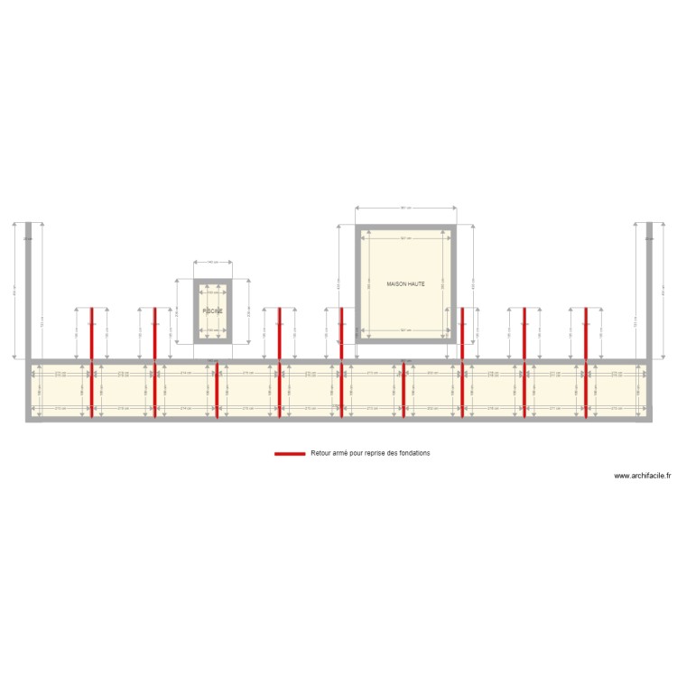 plan de principe des murs - Plan dessiné par arnaud48
