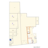 DP9 plan sommaire des lieux - Plan 2 pièces 239 m2 dessiné par anm diz
