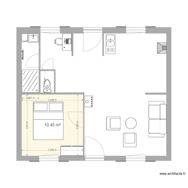Plan – Maison avec cotation – Par lesideesm ️ | ArchiFacile