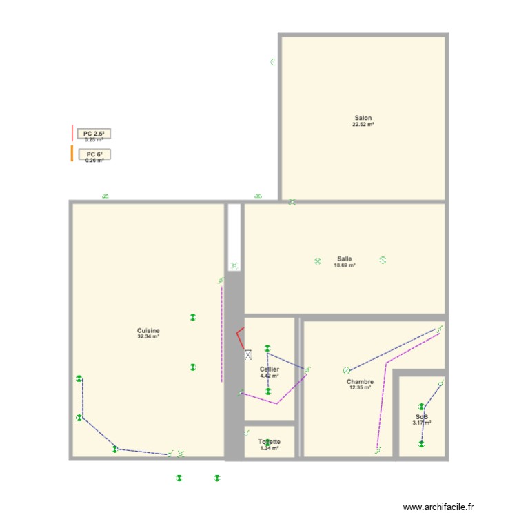 Plan – Elec lumiere – Par kenny61 ️ | ArchiFacile