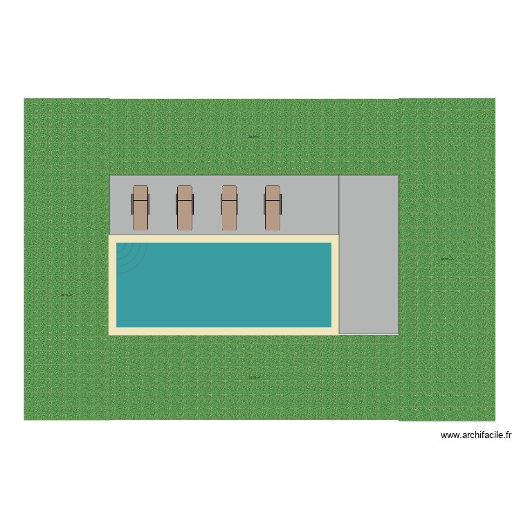 piscine - Plan dessiné par peyssona