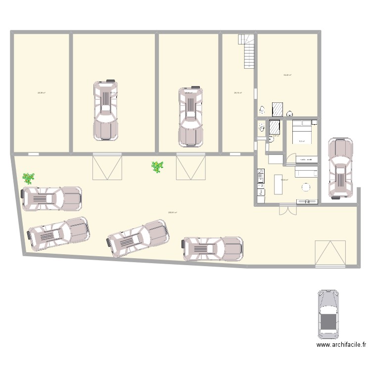 RDC - Plan dessiné par Pedraow