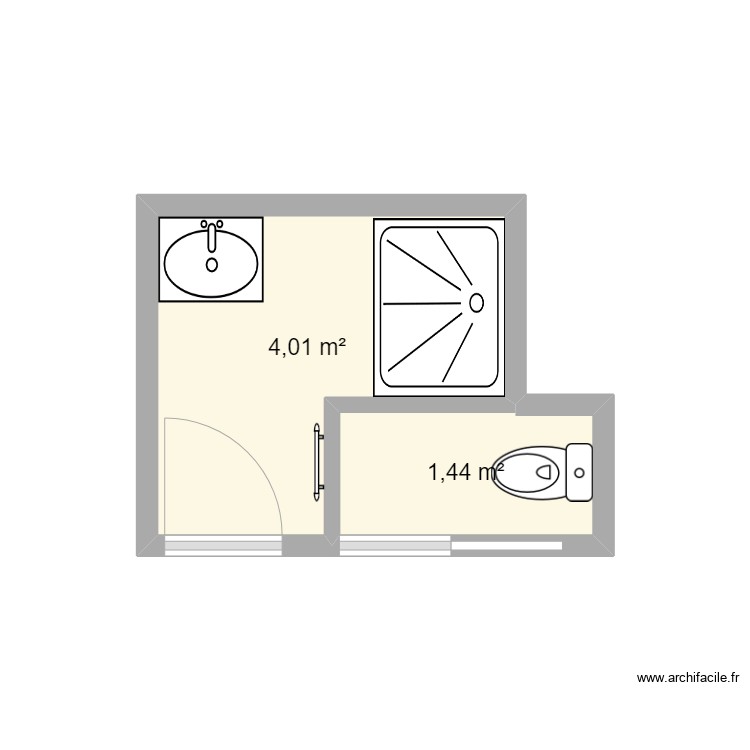 Plan – douche – Par bionico ️ | ArchiFacile