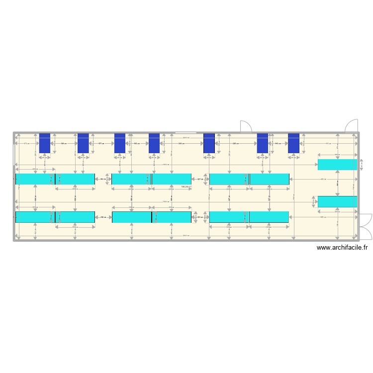 Réfectoire - Plan dessiné par David-archi