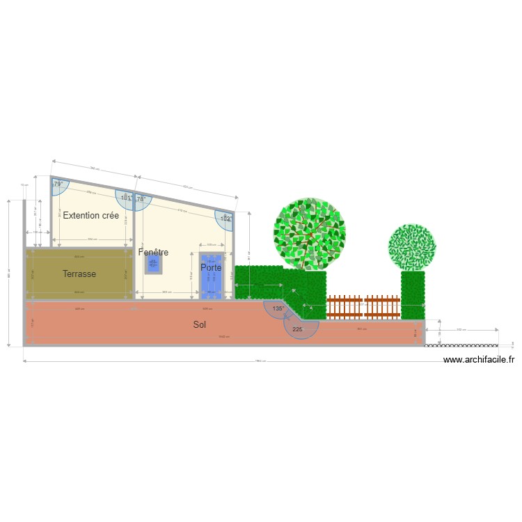 Plan de coupe - Plan dessiné par jobijo