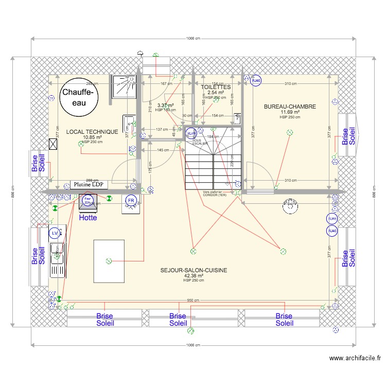 ELECTRICITE RDC V1 - Plan dessiné par vincent...