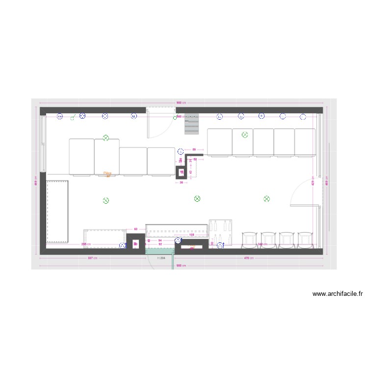 Plan – LAVERIE PLAN ELEC – Par Laverie STAR WASH ️ | ArchiFacile