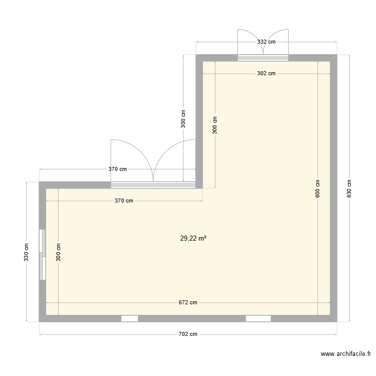 plans annex - Plan 1 pièce 28 m2 dessiné par nialc