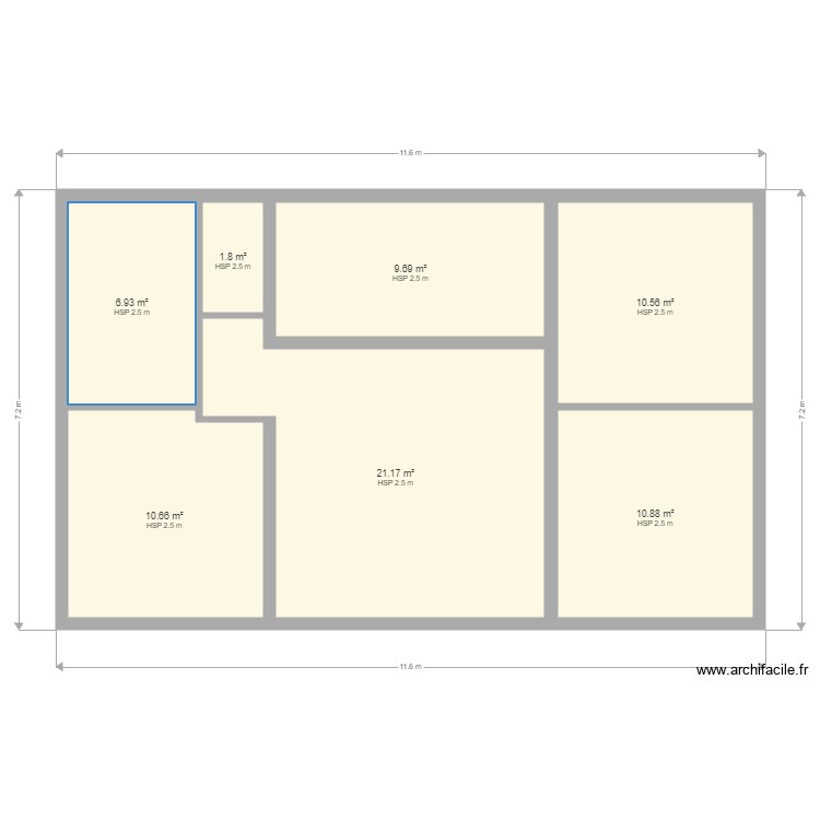 Maison T4 - Plan dessiné par Dianny