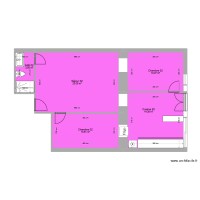 Chalet V10 - Plan 5 pièces 53 m2 dessiné par Carine54