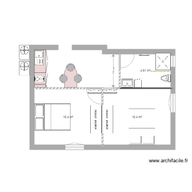 Extension mane - Plan dessiné par Mane04
