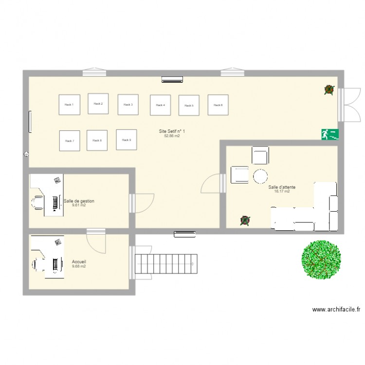 Setif 1 - Plan dessiné par Lounessigma