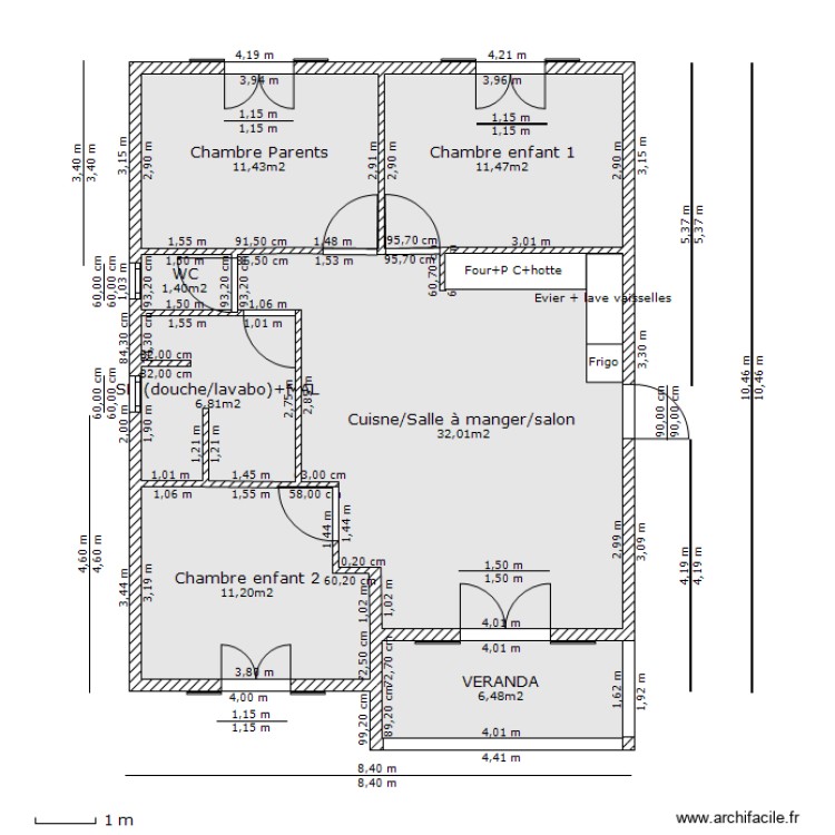 Plan – Plan villas F4 – Par Pascal974 ️ | ArchiFacile