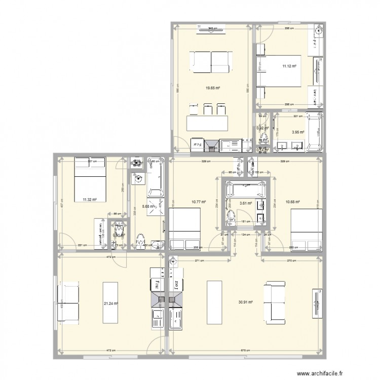Plan terrain - Plan dessiné par LMCib15-