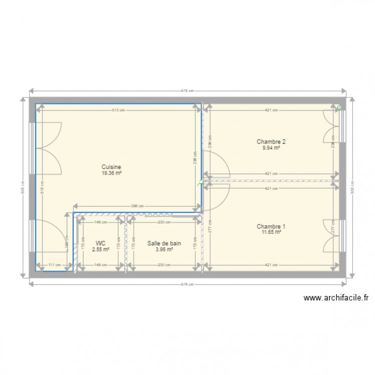 maison papi mami - Plan dessiné par Flow1313