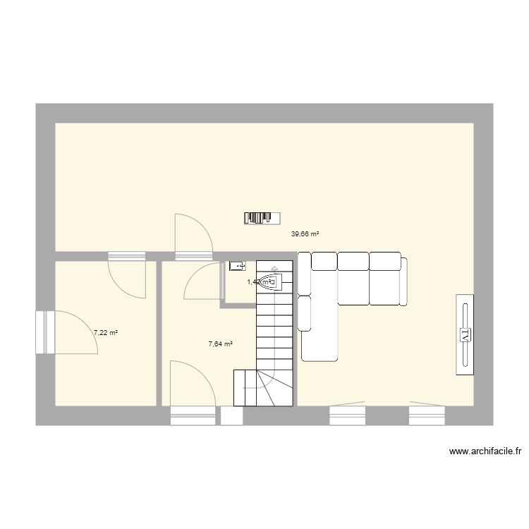 Maison blavier - Plan dessiné par Yinosiz