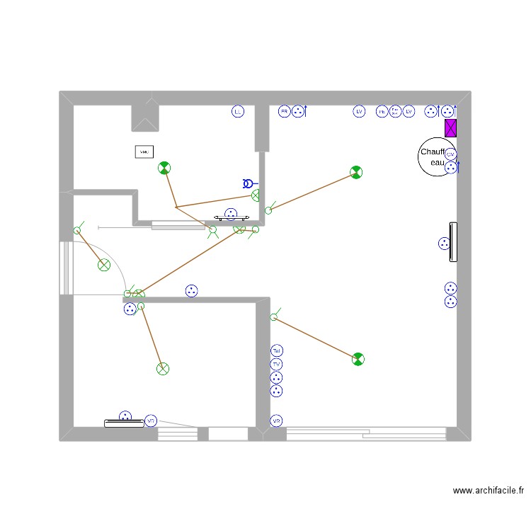 Plan – Elec Studio – Par Mans74800 ️ | ArchiFacile