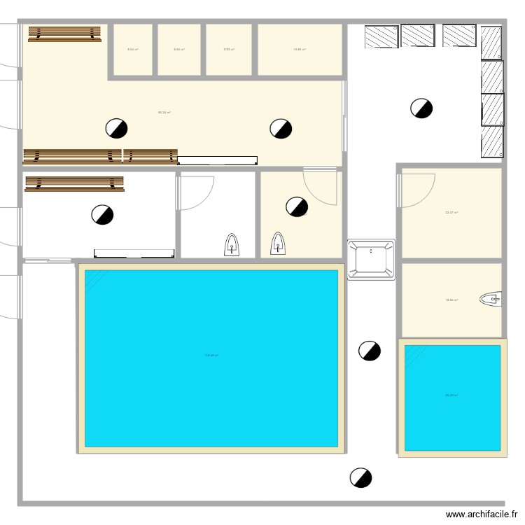 LOCAL 2 PISCINE BEST - Plan dessiné par yoshi971