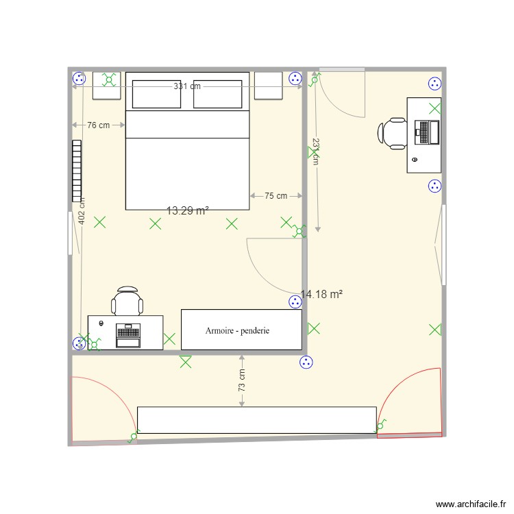 coursive - Plan dessiné par bouthierj