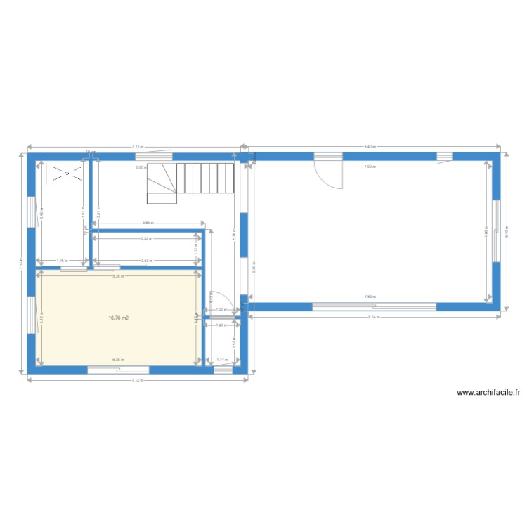 Plan – Plan au sol PG – Par alpha1408 ️ | ArchiFacile