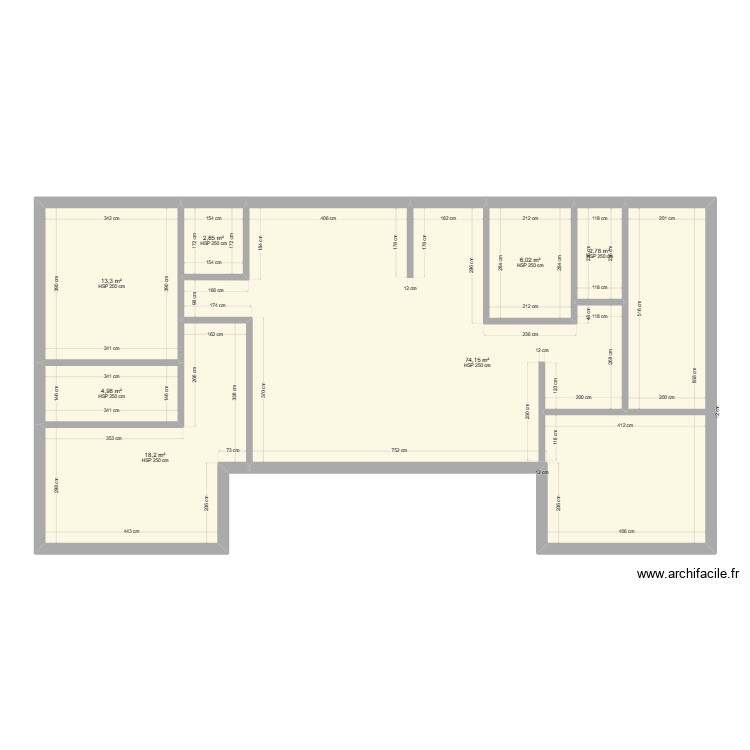 Plan – PLAN U – Par Xla63 ️ | ArchiFacile